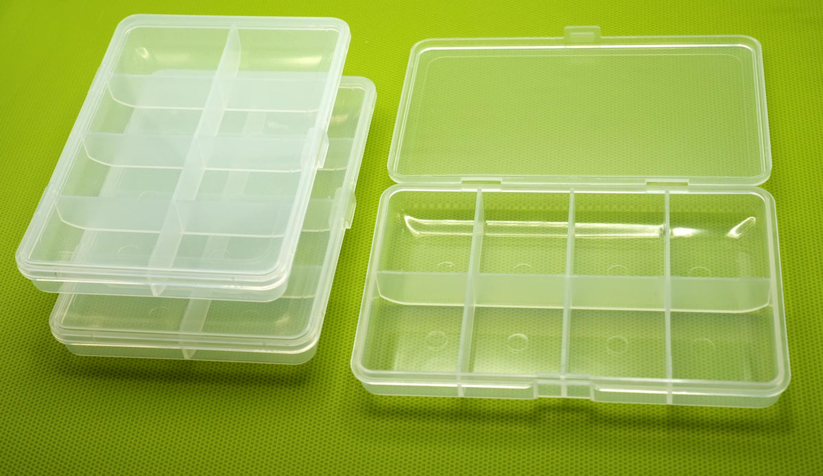 Cheap Plastic Compartment Fly Box (3 PACK) — DRAGONtail Tenkara