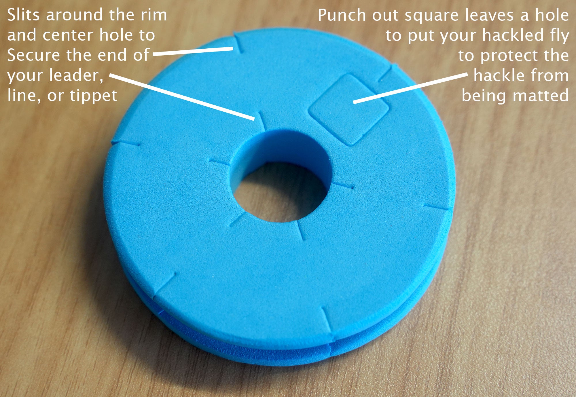 Tenkara Foam Line Holders (Multi-Color 6 pack) | DRAGONtail Tenkara