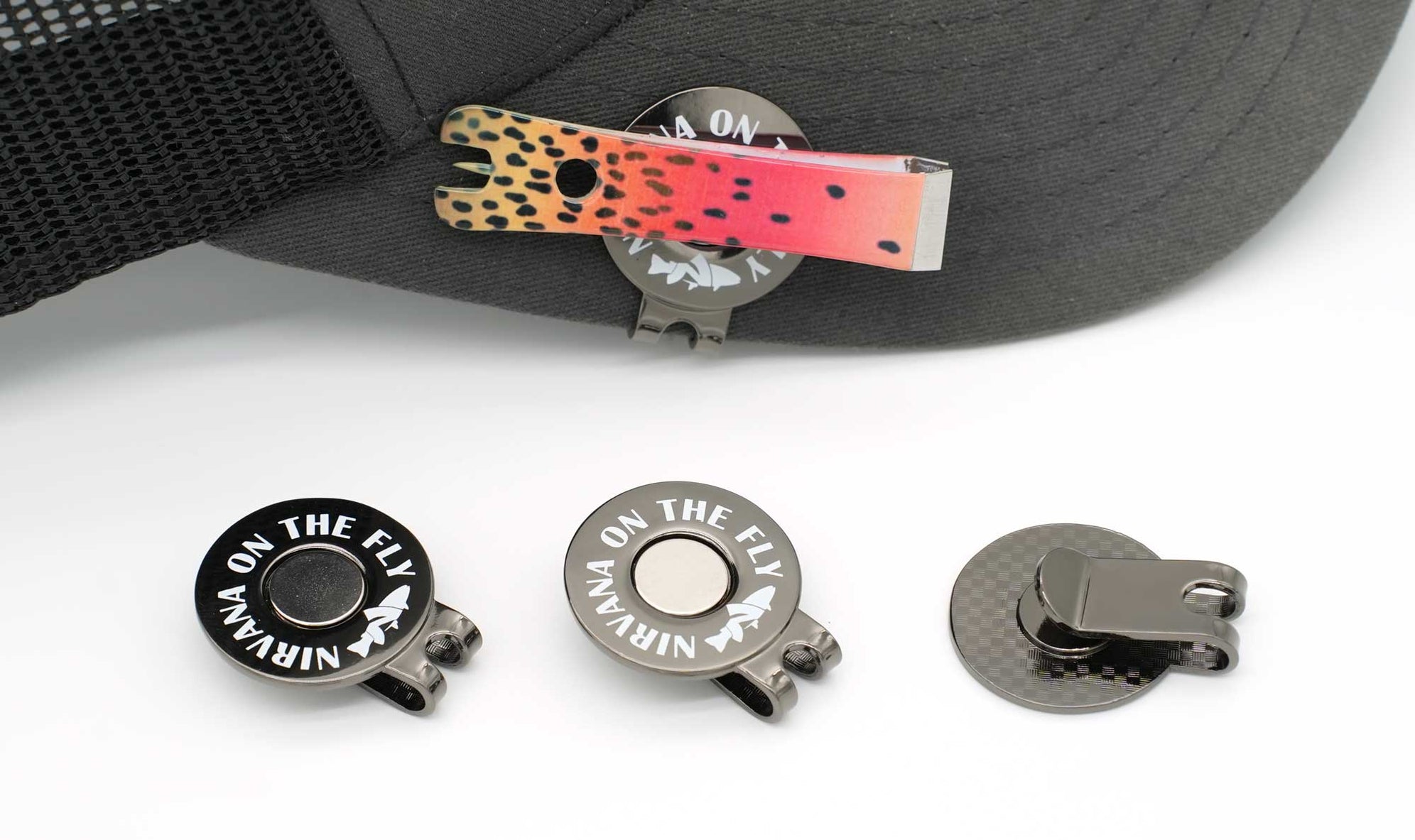 Hat Clip Magnet (3 pack) — DRAGONtail Tenkara