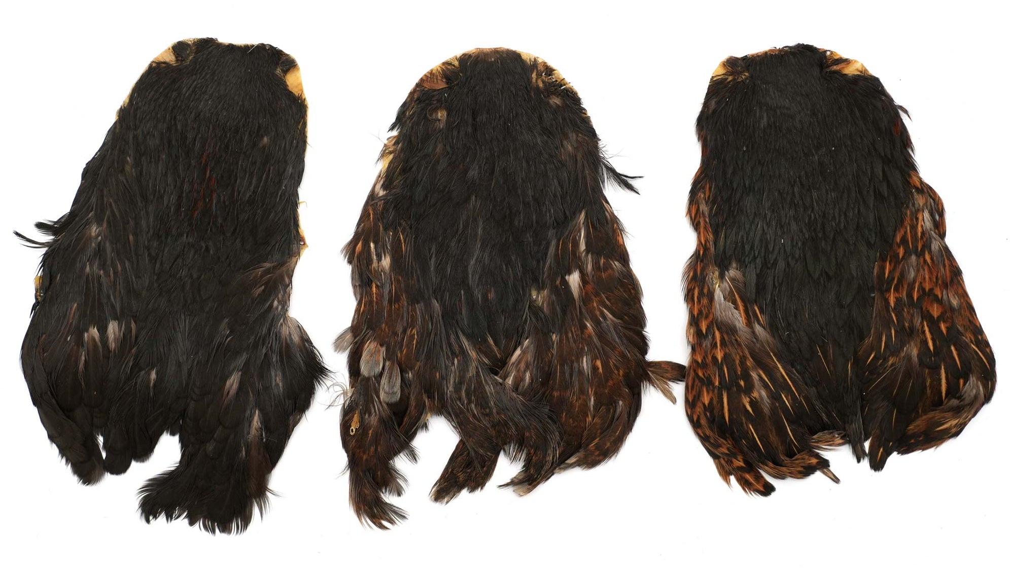 India Hen Neck feather patch (Moonlit) — DRAGONtail Tenkara