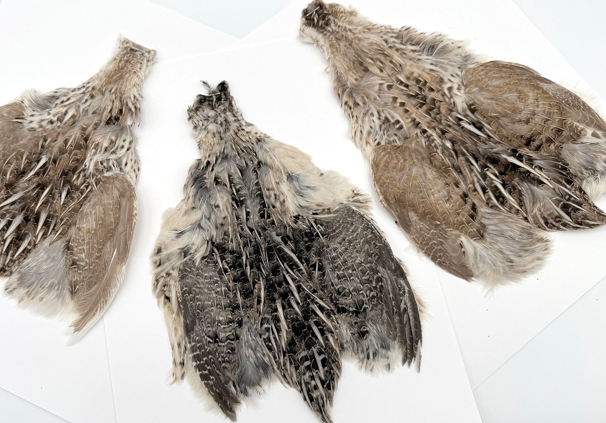 Moonlit Quail Feathers Patches (full skin) — DRAGONtail Tenkara