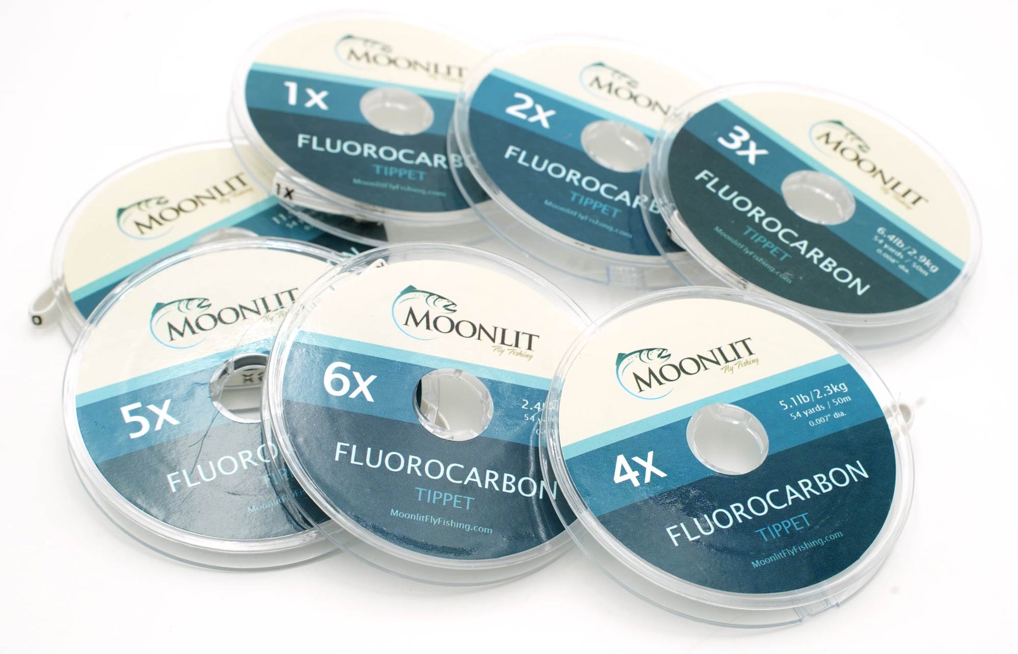 Moonlit Fluorocarbon Tippet (50 meter spool) — DRAGONtail Tenkara
