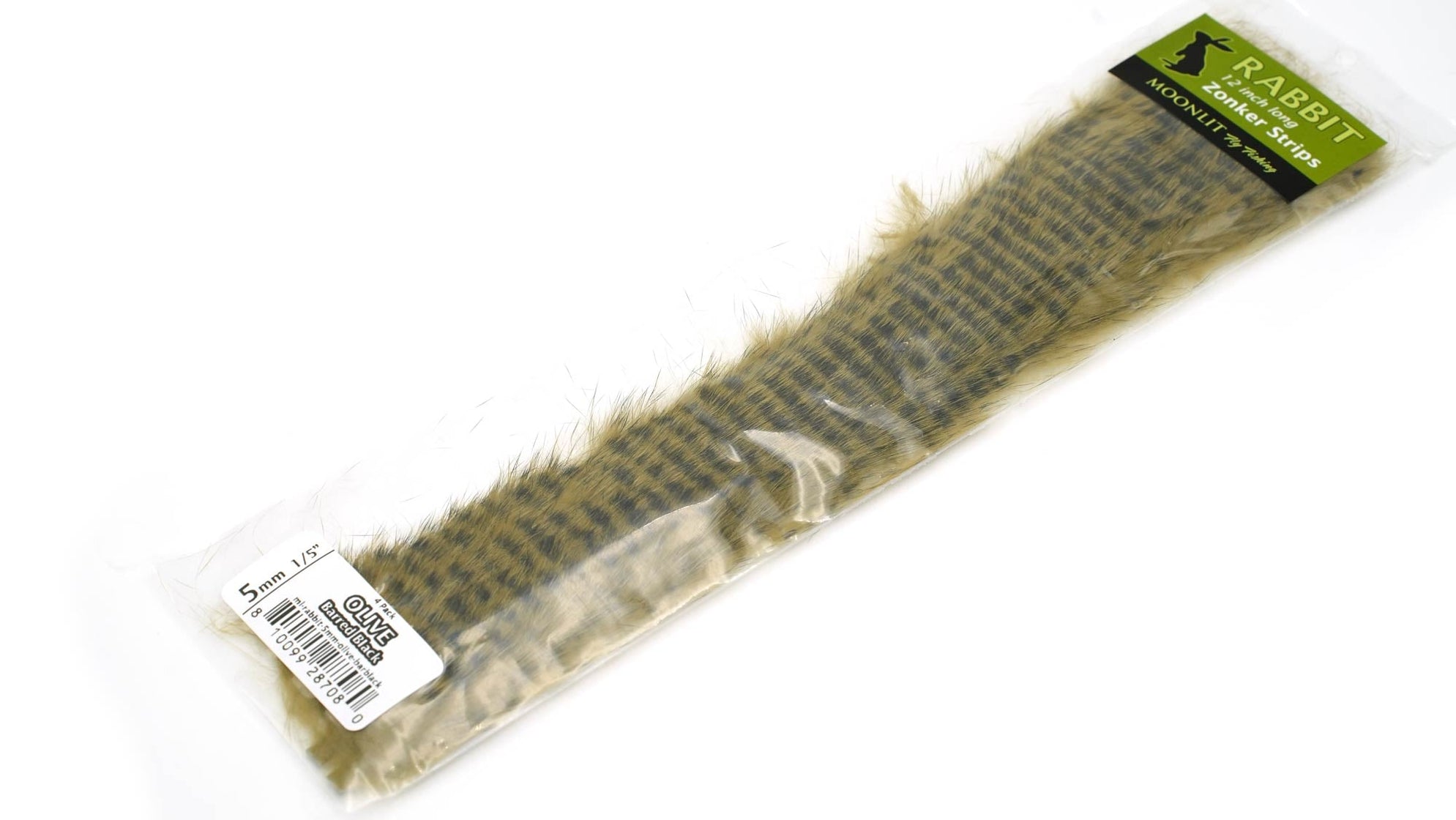 Barred Rabbit Zonker Strips | Straight Cut | Moonlit Fly Fishing ...