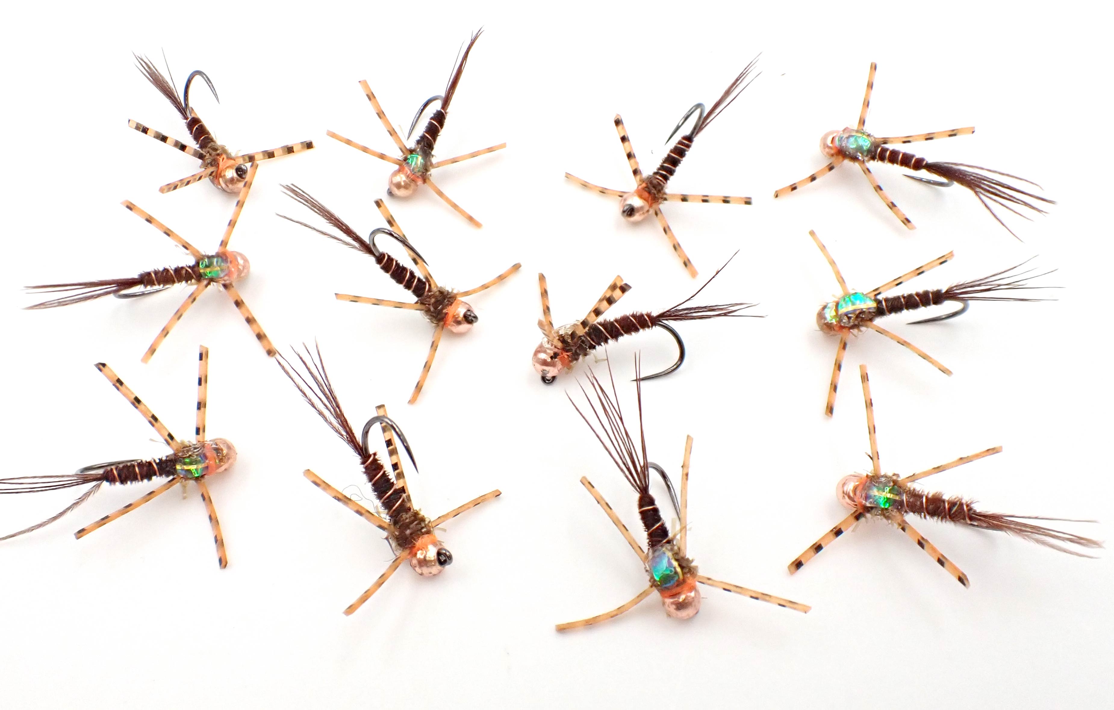Rubberleg Pheasant Tail Nymph (12 flies) — DRAGONtail Tenkara