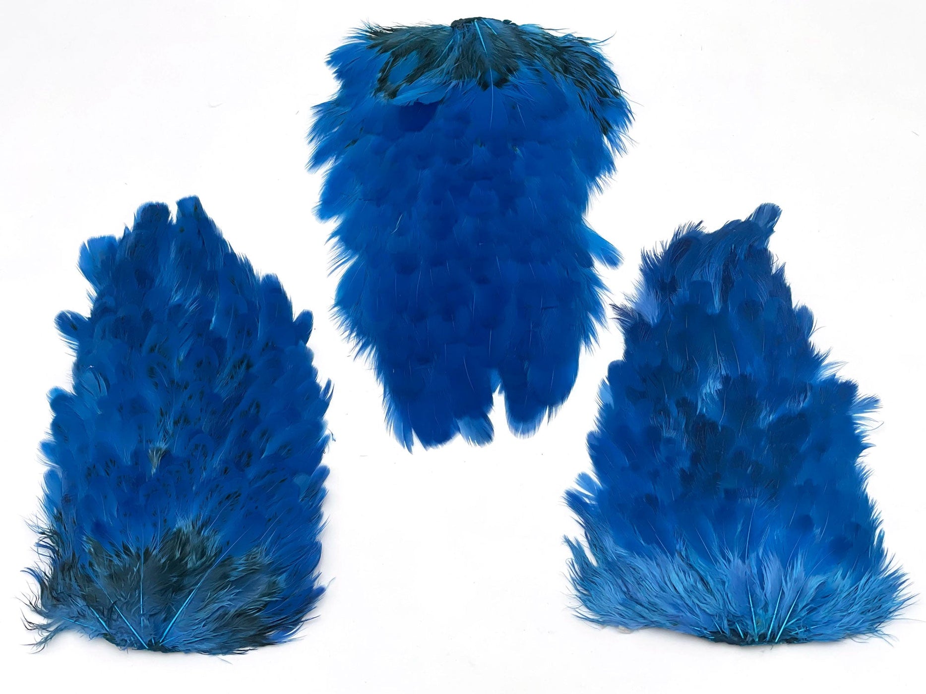 India Hen Back feather patch (Moonlit) — DRAGONtail Tenkara