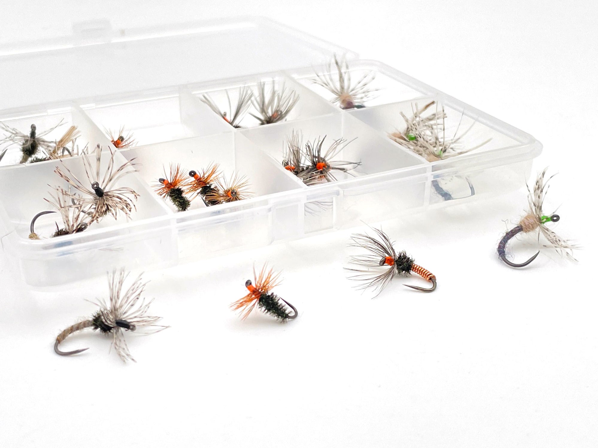 Brent's Favorite Tenkara Kebari Combo (24 flies) — DRAGONtail Tenkara