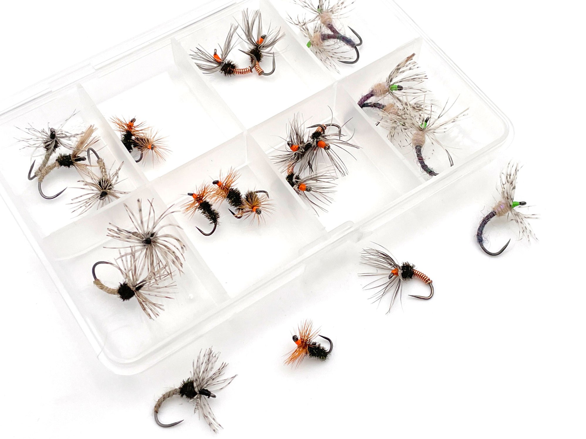 Brent's Favorite Tenkara Kebari Combo (24 flies) — DRAGONtail Tenkara