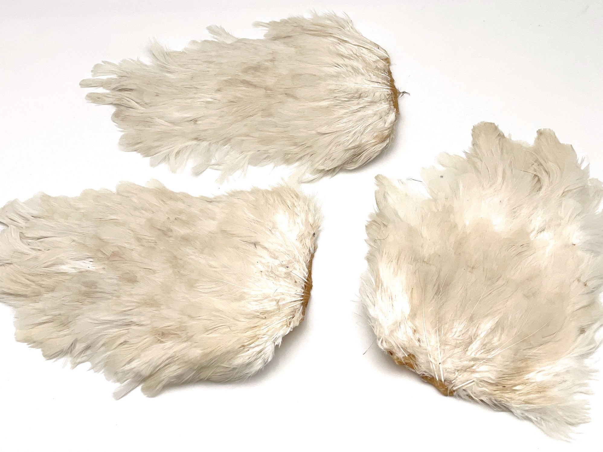 India Hen Back feather patch (Moonlit) — DRAGONtail Tenkara