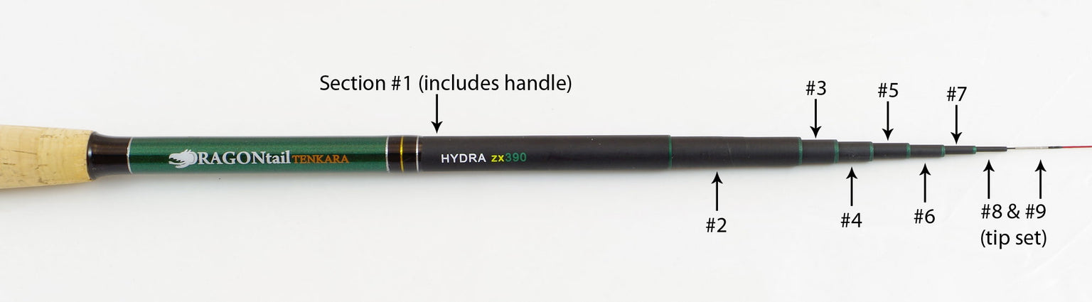 Tenkara Rod Parts | for DRAGONtail and NIRVANA rods — DRAGONtail Tenkara
