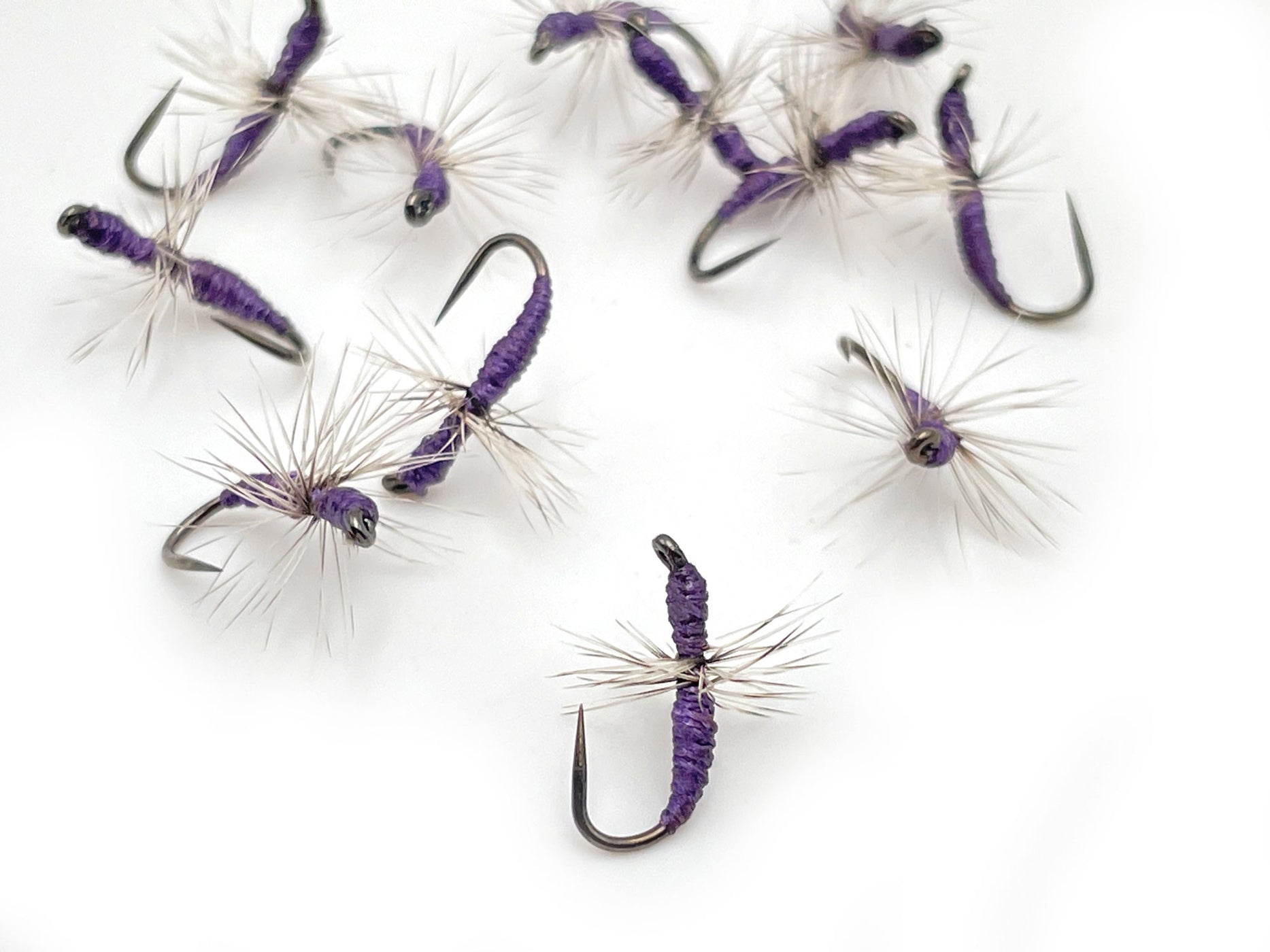 12 Purple FUTSU Kebari Flies — DRAGONtail Tenkara