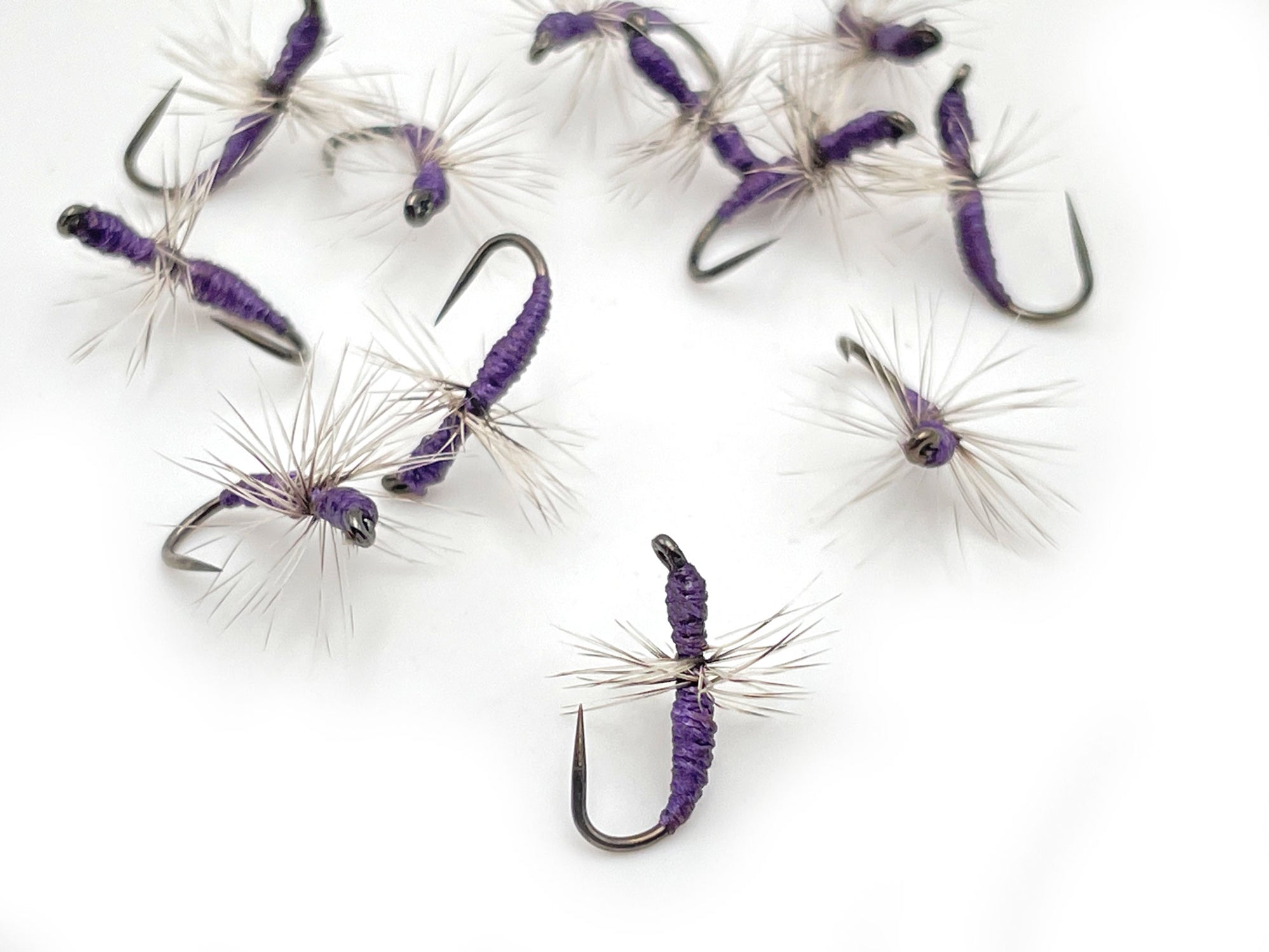 12 Purple FUTSU Kebari Flies — DRAGONtail Tenkara