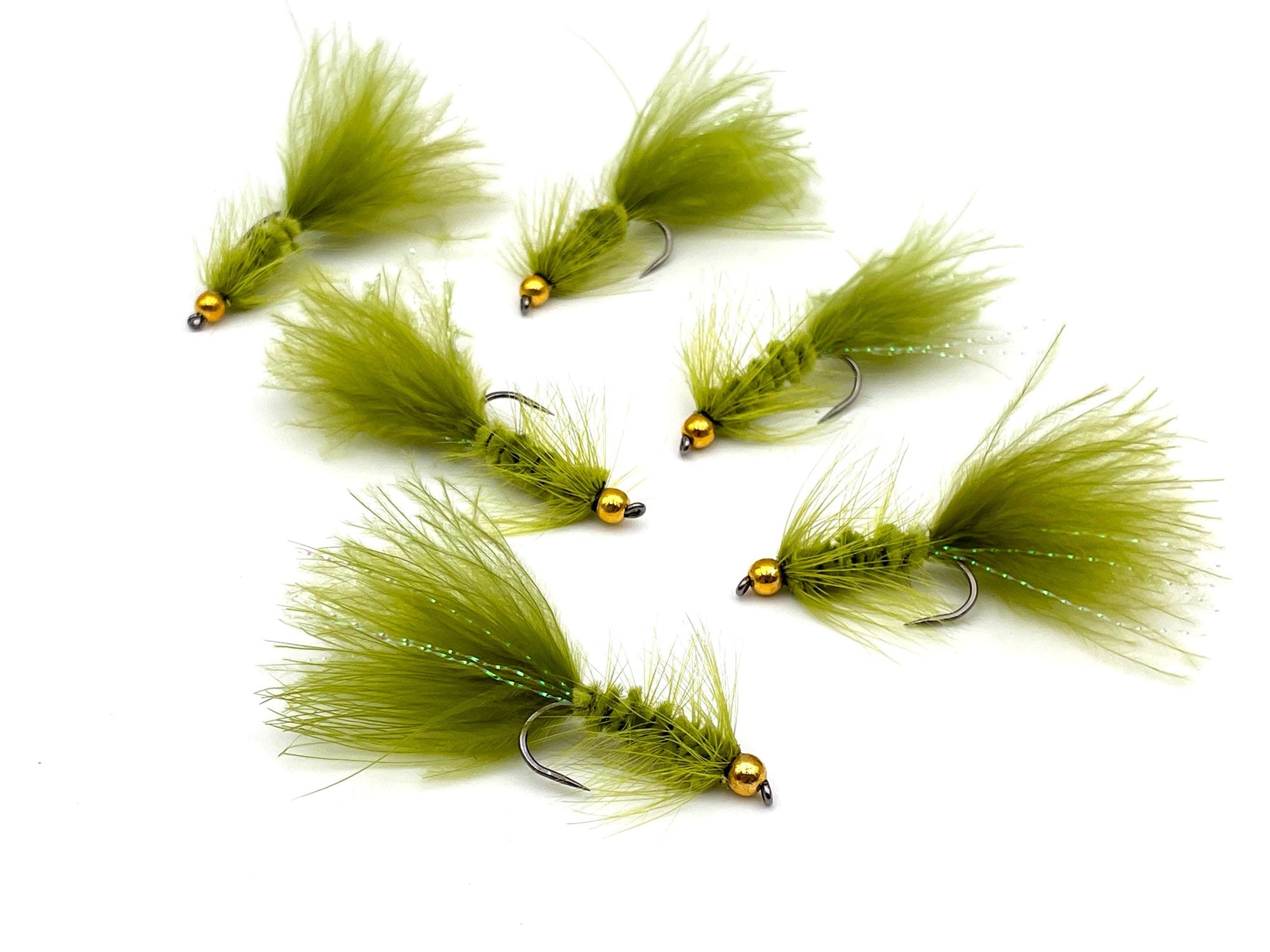 Woolly Bugger Flies Barbless (6 pack) — DRAGONtail Tenkara