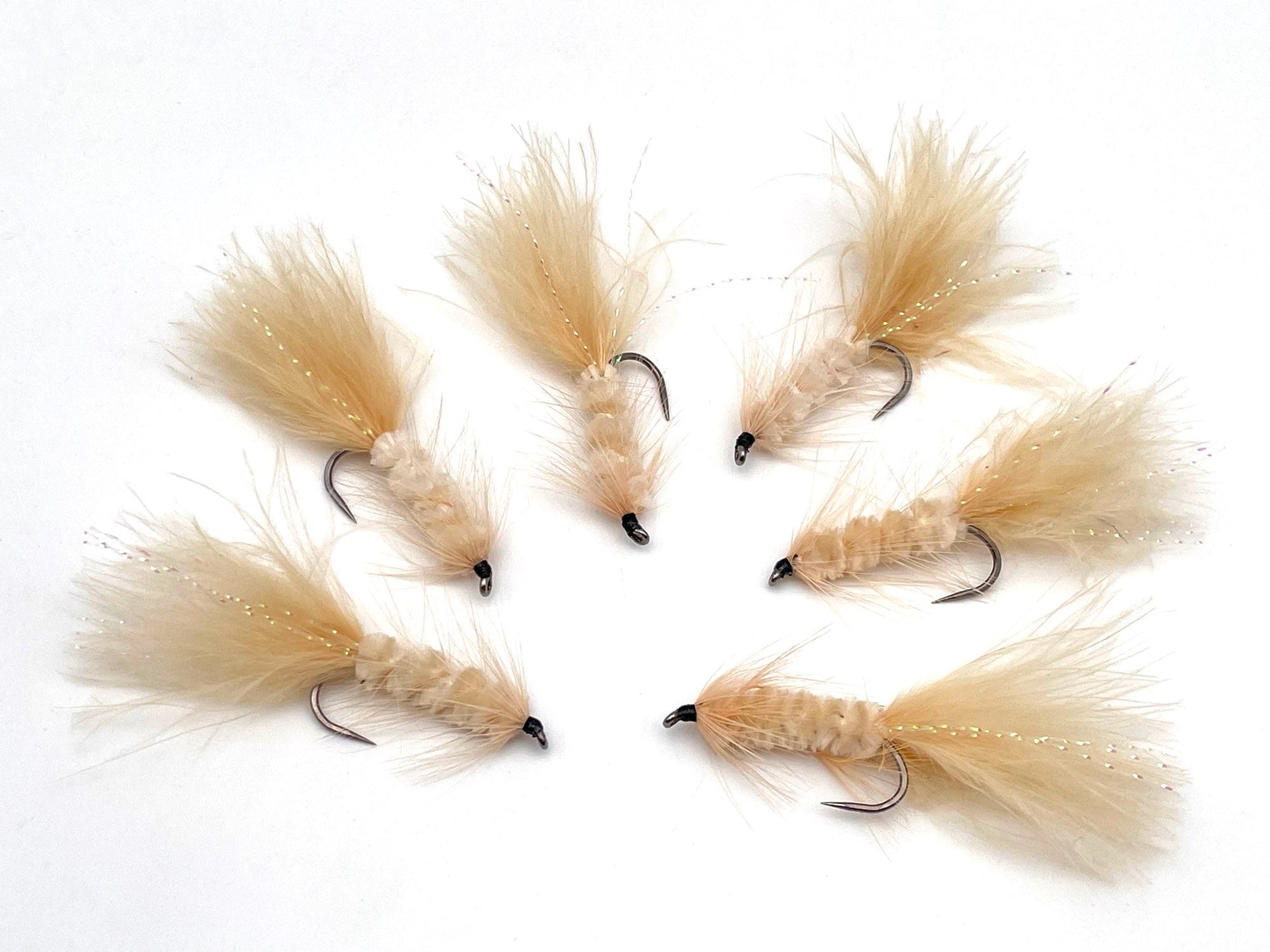 Woolly Bugger Flies Barbless (6 pack) — DRAGONtail Tenkara